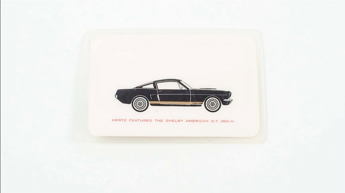 1966 Hertz Shelby GT350H Sports Car Club Membership Card – The Carroll ...